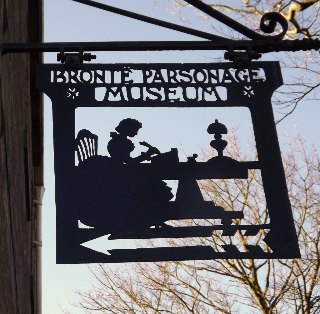 Arriving at the Bronte Parsonage, Haworth